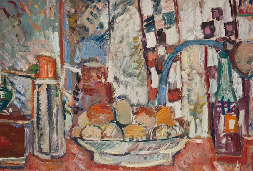 Jan Cybis, Martwa natura z lampą i termosem, 1958 - Muzeum Narodowe we ...